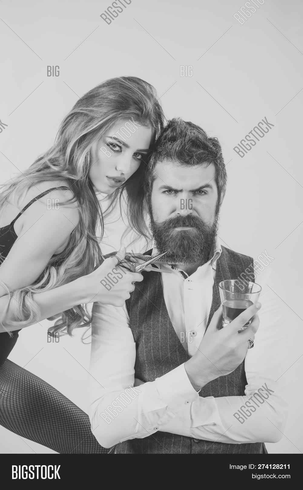 Couple Make Haircut, Image & Photo (Free Trial) | Bigstock