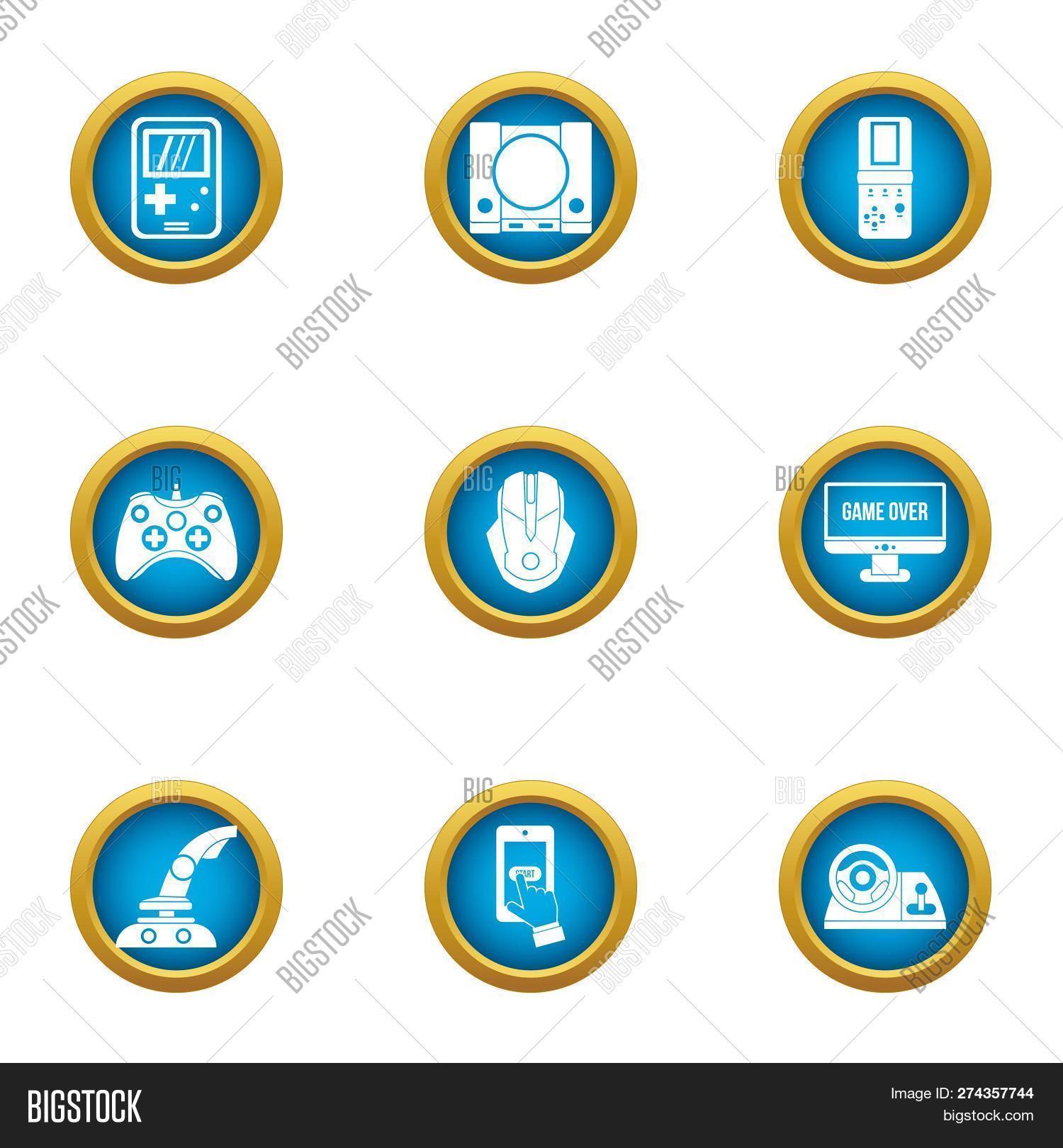 Game Dev Icons Set. Image & Photo (Free Trial) | Bigstock