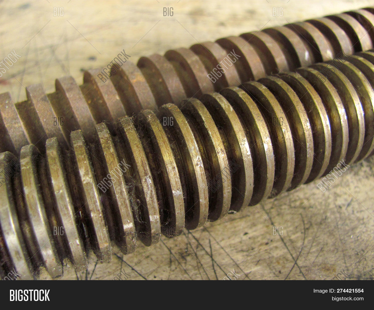 Old Screw Thread Stick Image & Photo (Free Trial) | Bigstock