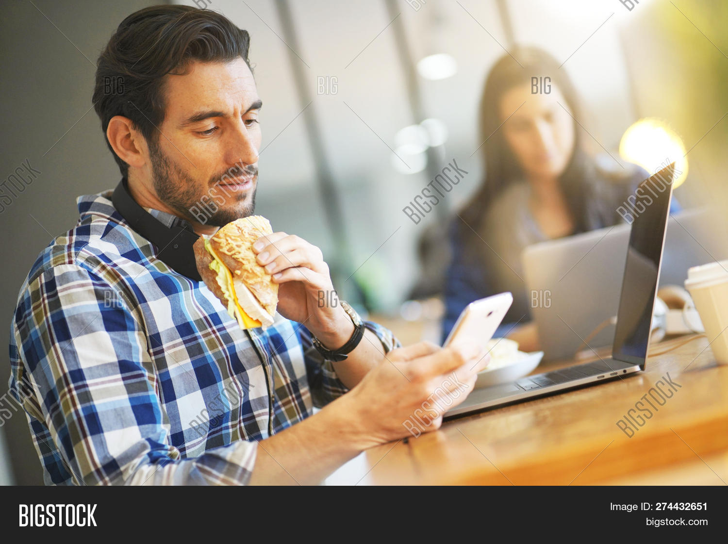 Attractive Man Eating Image & Photo (Free Trial) | Bigstock