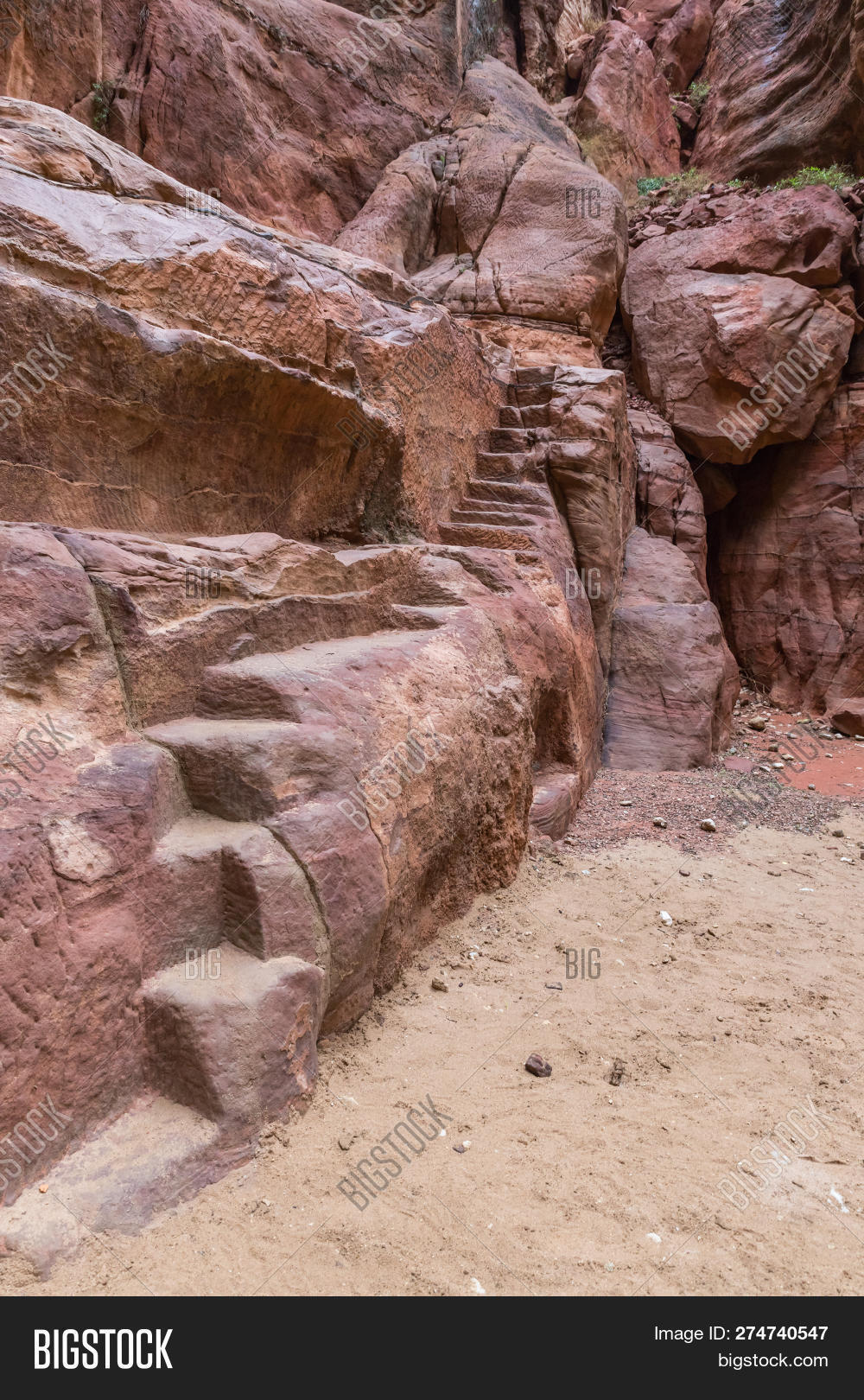 Steps Carved Into Rock Image & Photo (Free Trial) | Bigstock