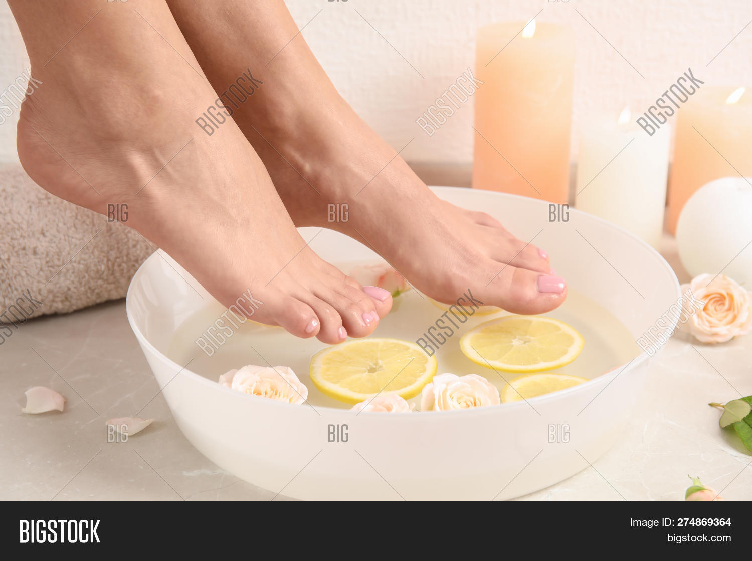 Woman Putting Her Feet Image & Photo (Free Trial) | Bigstock