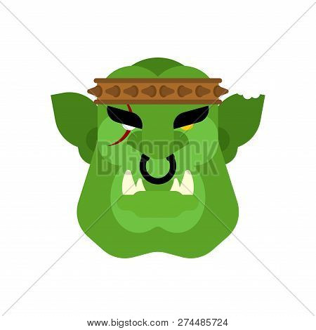Ogre Face Warrior Vector & Photo (Free Trial) | Bigstock
