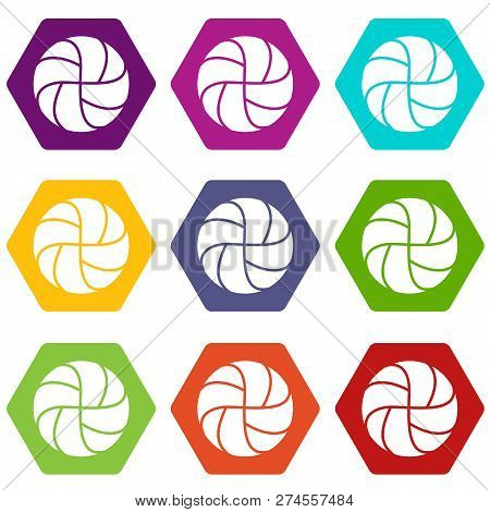 Handball Icons 9 Set Image & Photo (Free Trial) | Bigstock