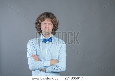 Resentful Man Arms Image & Photo (Free Trial) | Bigstock
