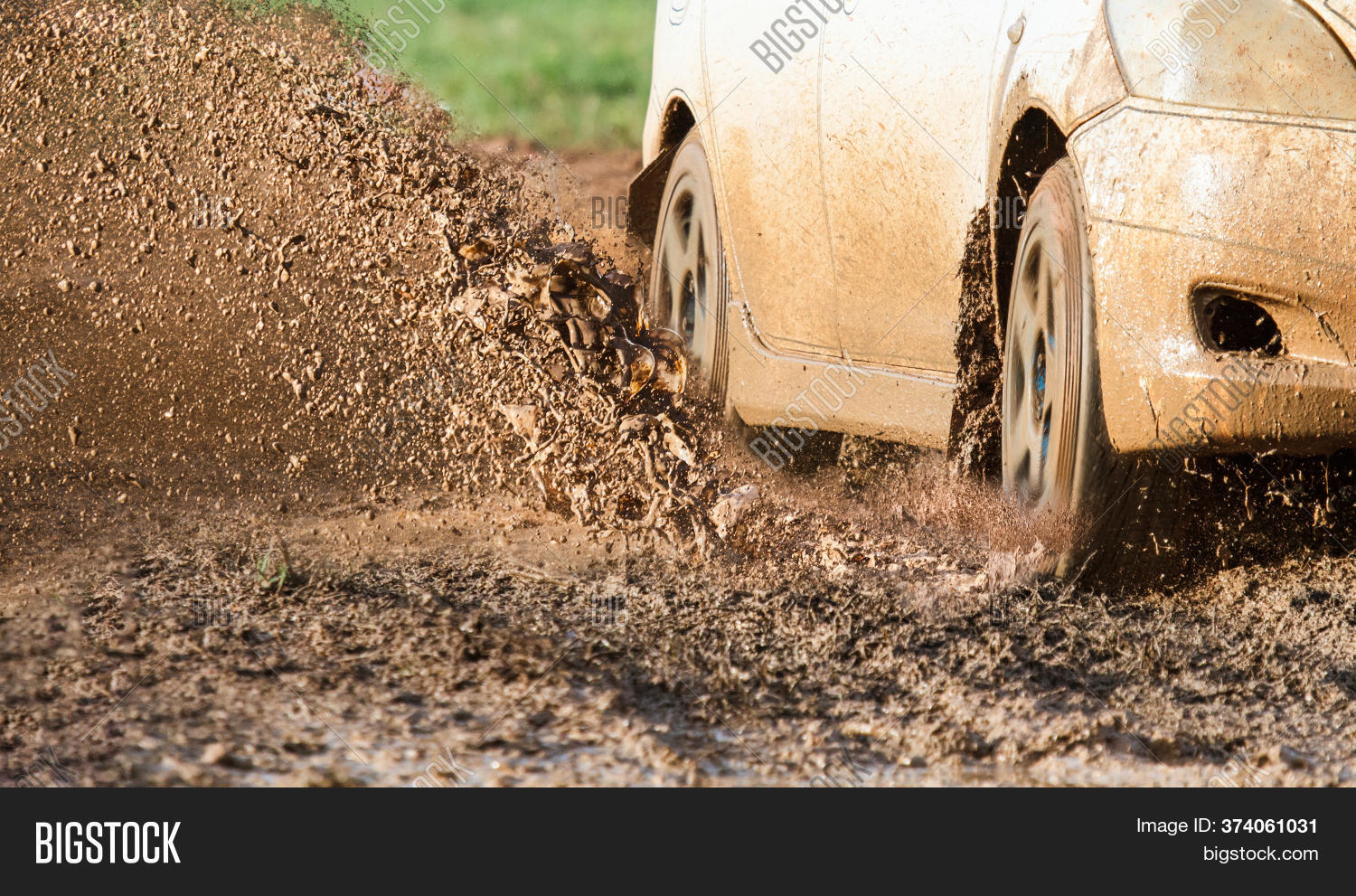 Rally Car Turning Dirt Image & Photo (Free Trial) | Bigstock