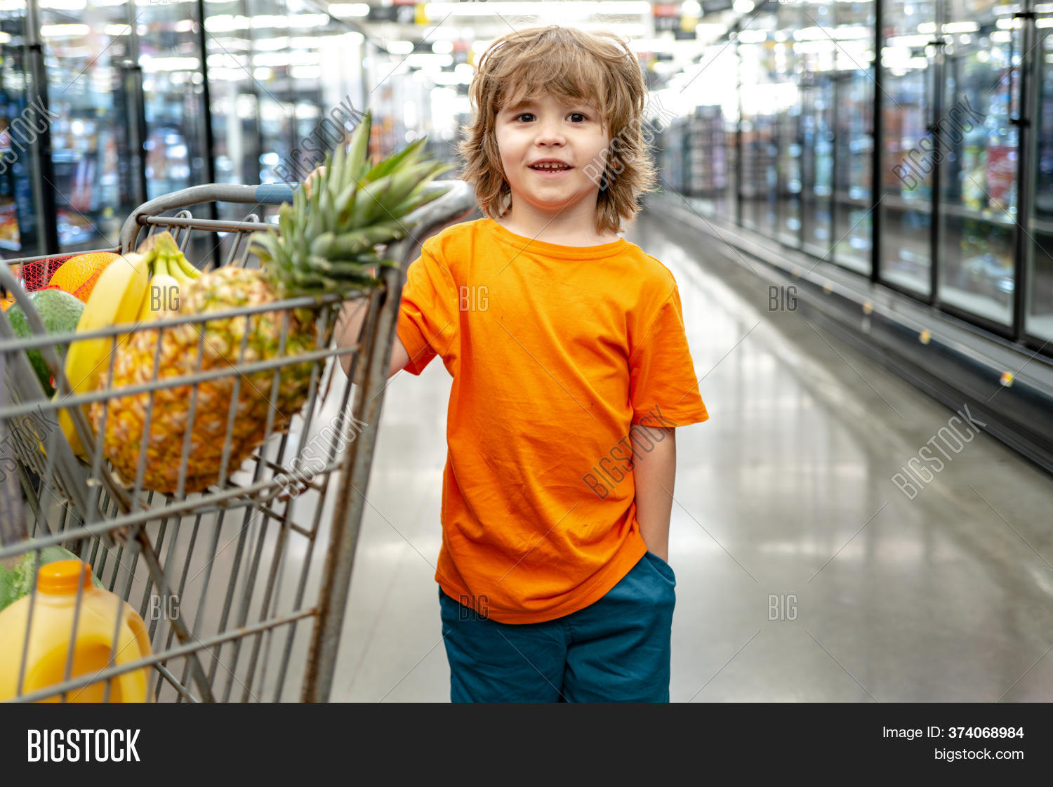Funny Boy Shopping Image & Photo (Free Trial) | Bigstock