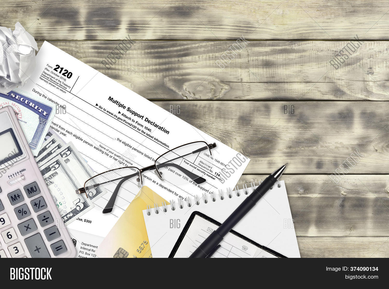 Irs Form 2120 Multiple Image & Photo (Free Trial) | Bigstock