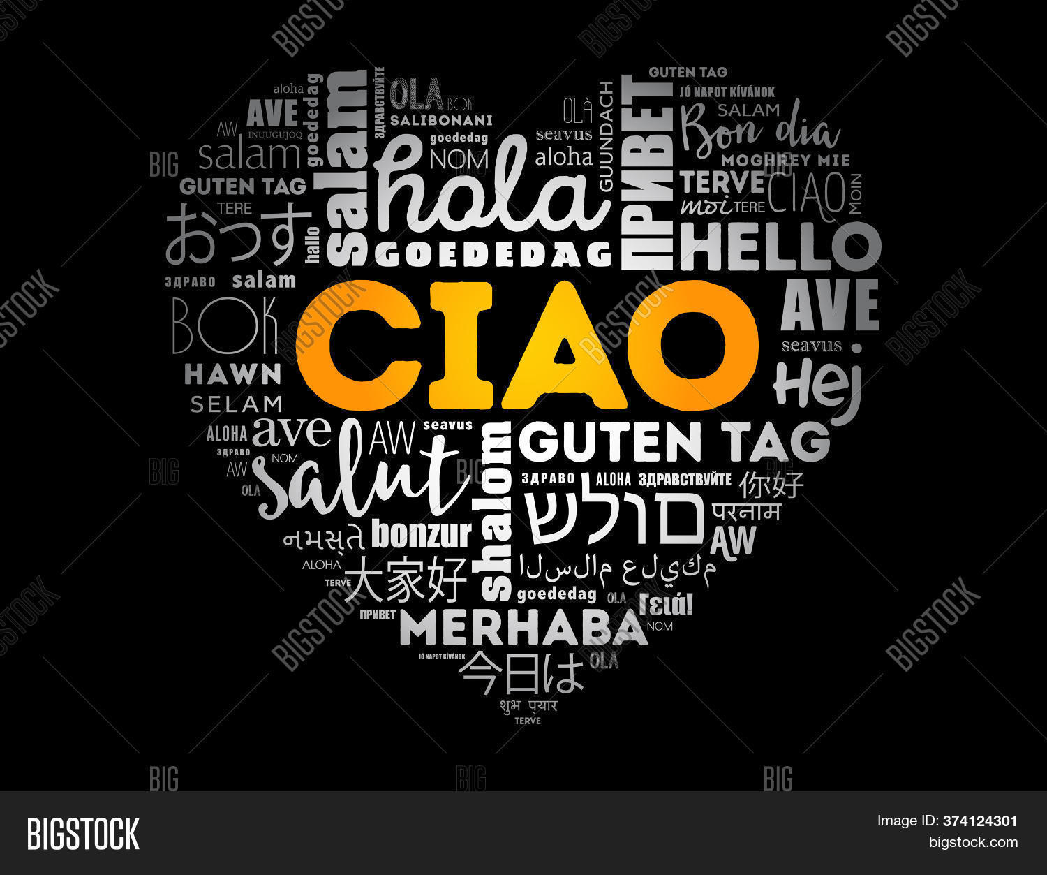 Ciao (hello Greeting Image & Photo (Free Trial) | Bigstock