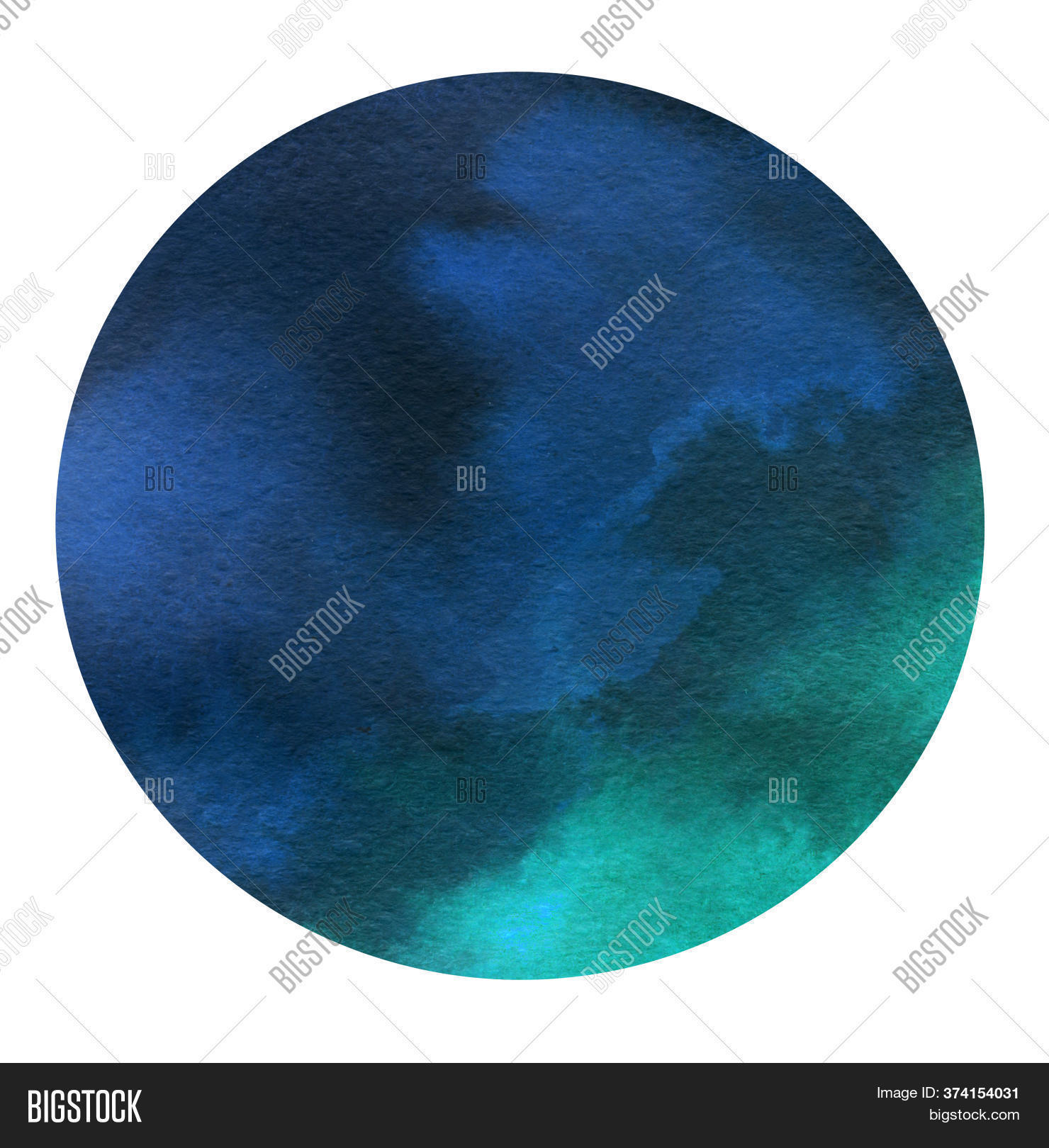 Round Watercolor Image & Photo (Free Trial) | Bigstock