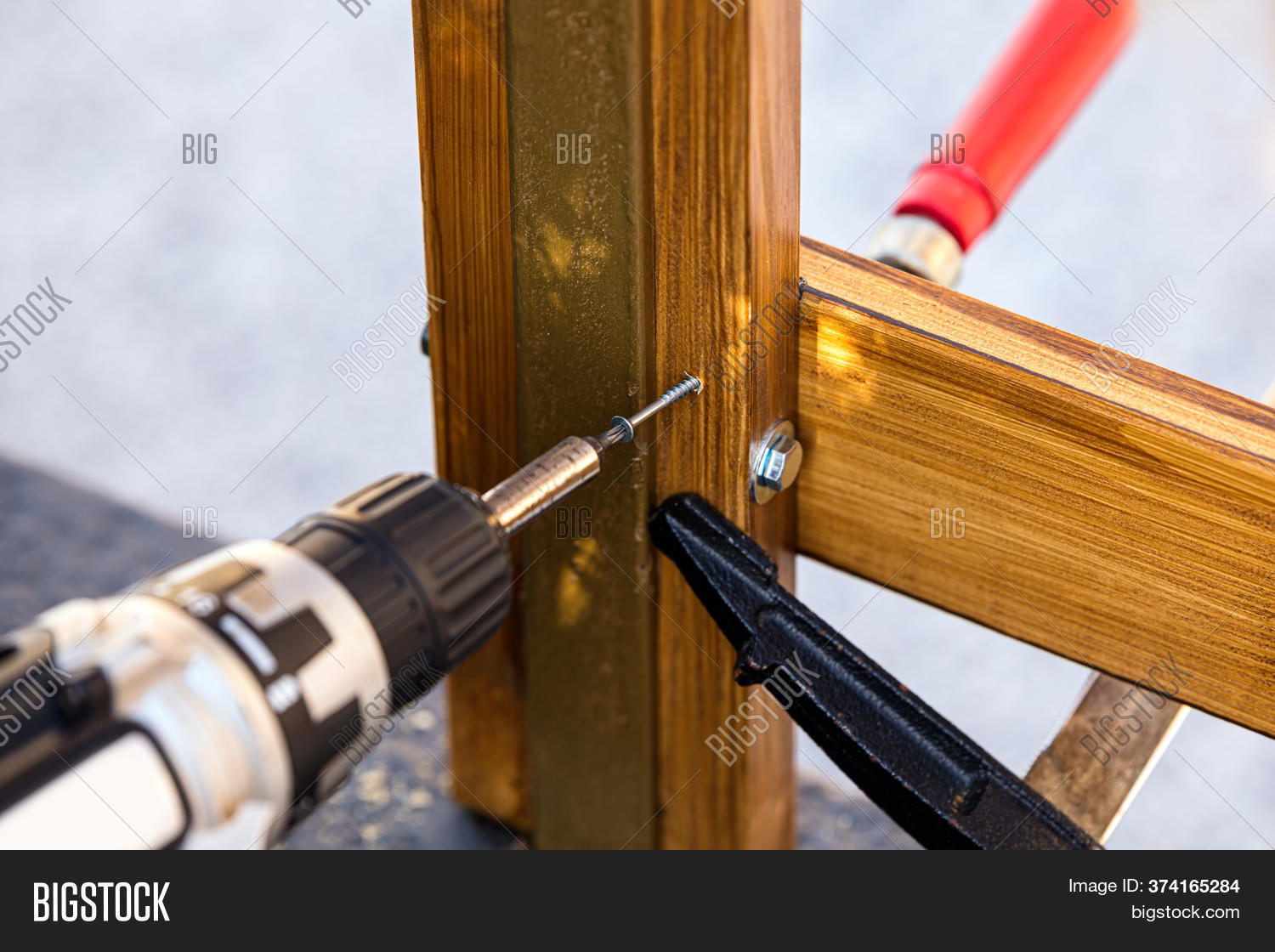 Screw Screwed Into Image & Photo (Free Trial) | Bigstock