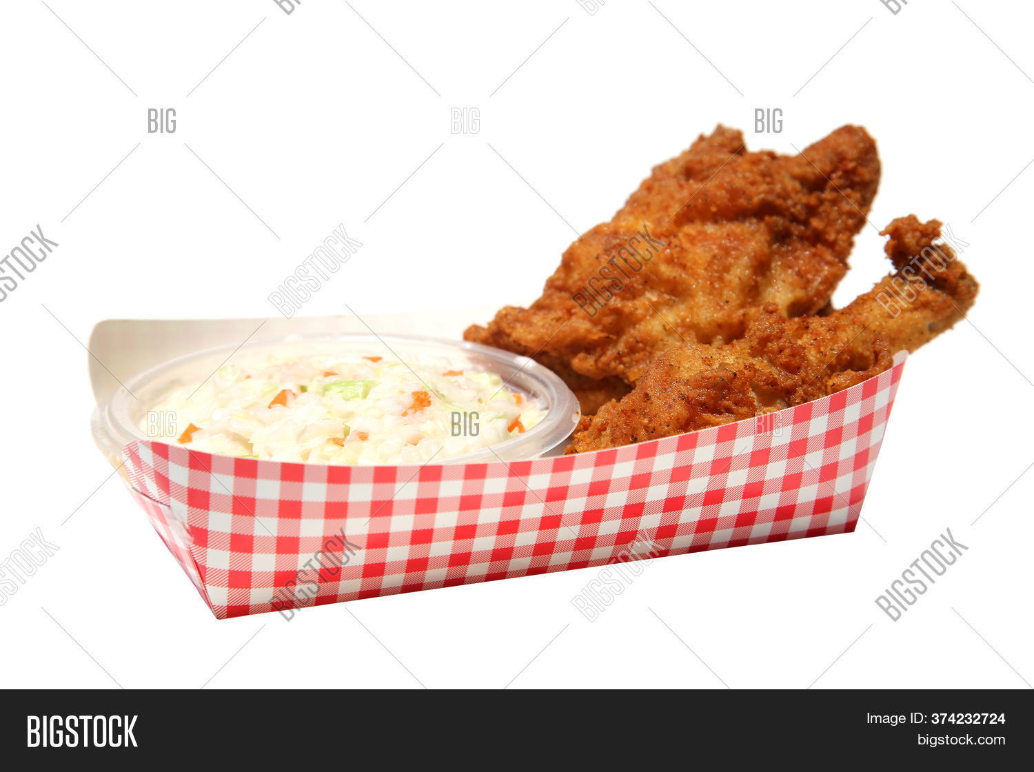 Fried Chicken Coleslaw Image & Photo (Free Trial) | Bigstock