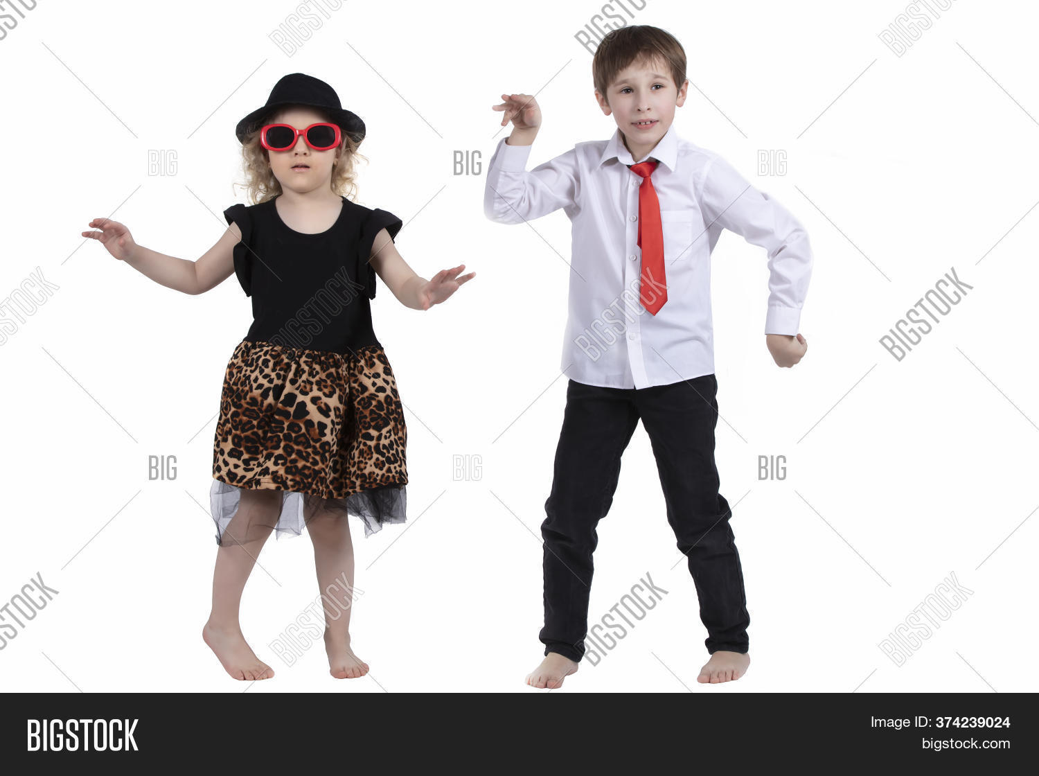 Funny Kids Dancing On Image & Photo (Free Trial) | Bigstock