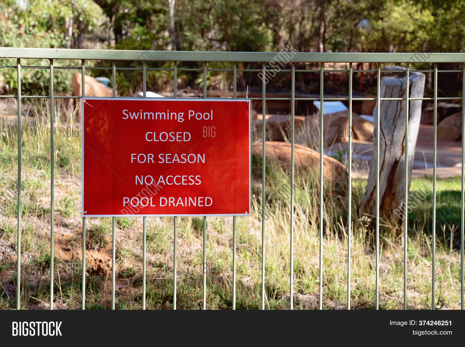 Swimming Pool Closure Image & Photo (Free Trial) | Bigstock