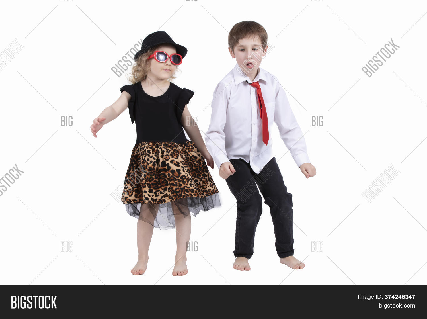 Funny Kids Dancing On Image & Photo (Free Trial) | Bigstock