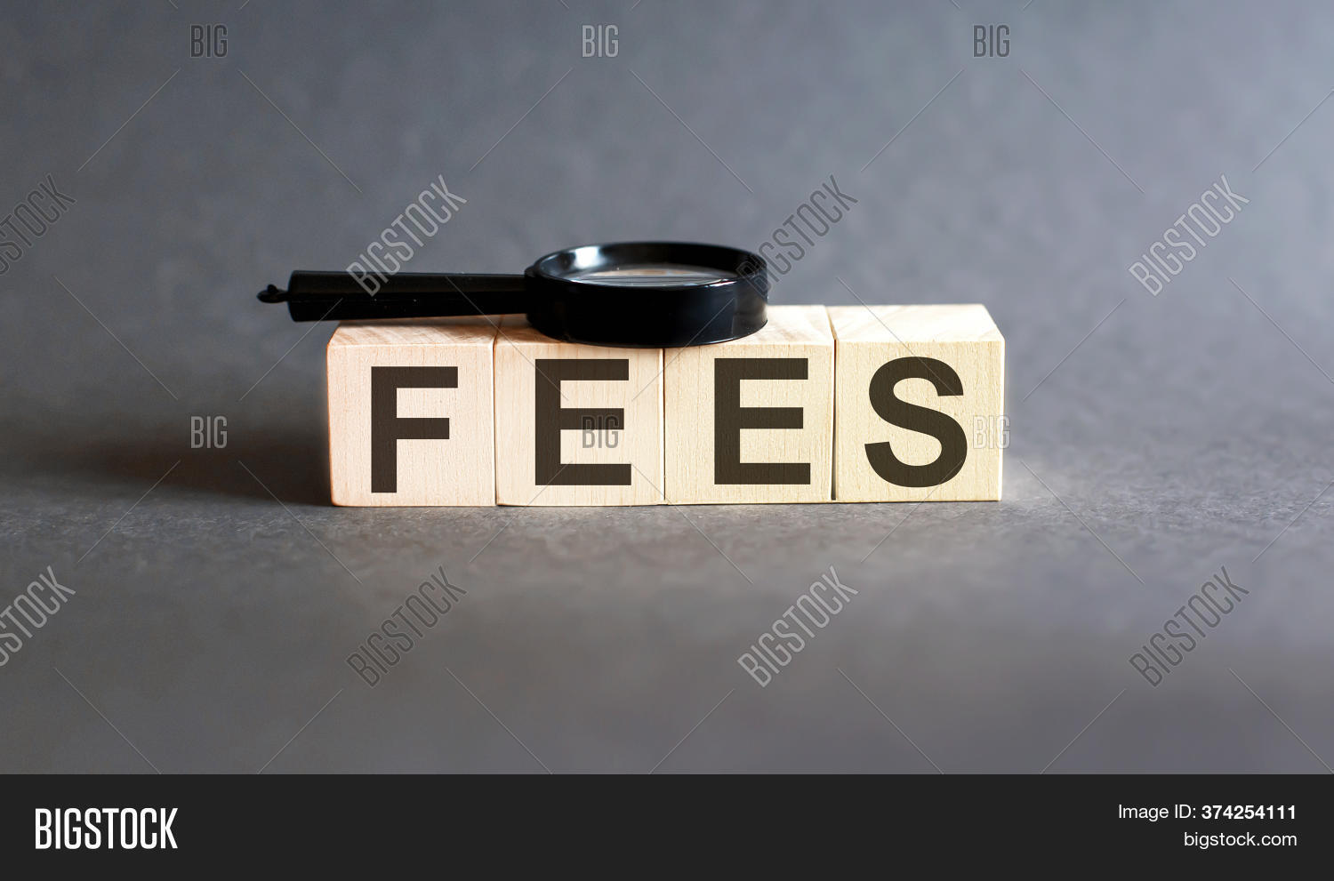 Fees Word Block Fine Image & Photo (Free Trial) | Bigstock