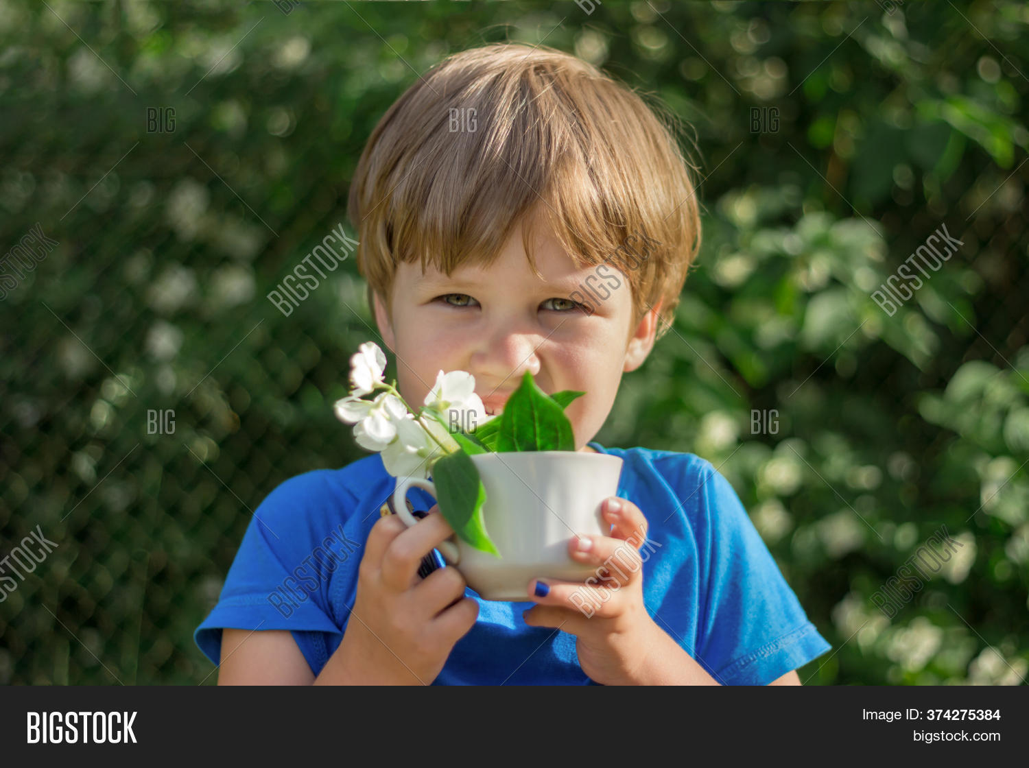 Boy Toddler Sniffing Image & Photo (Free Trial) | Bigstock
