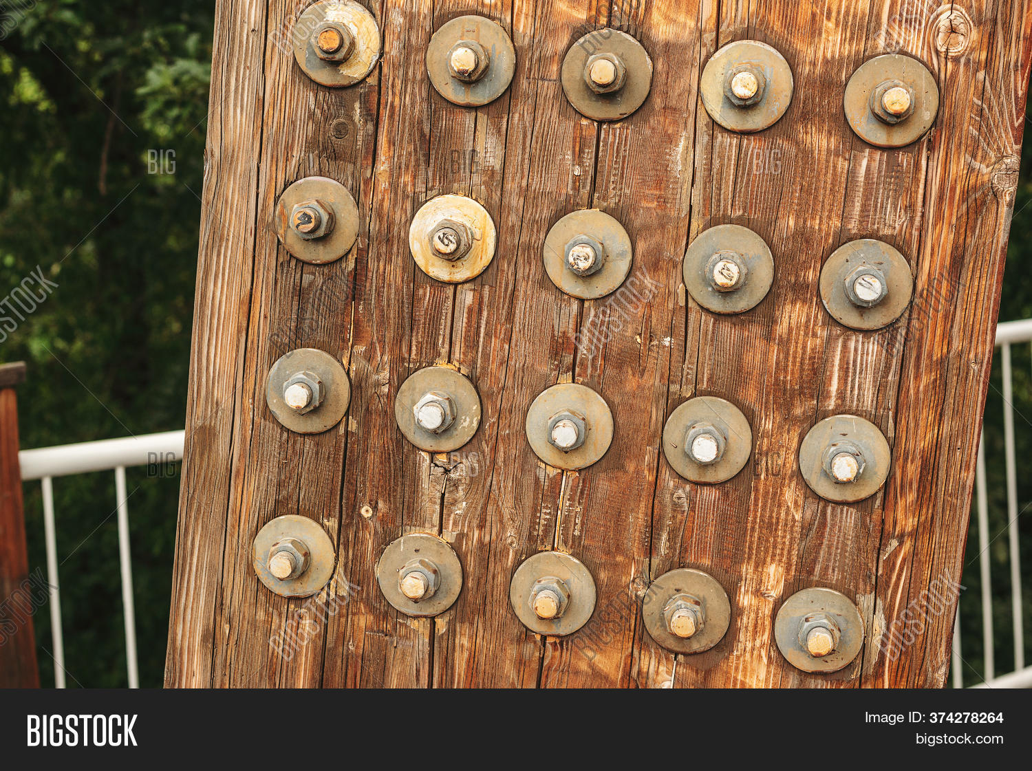 Wooden Frame Rivets. Image & Photo (Free Trial) | Bigstock