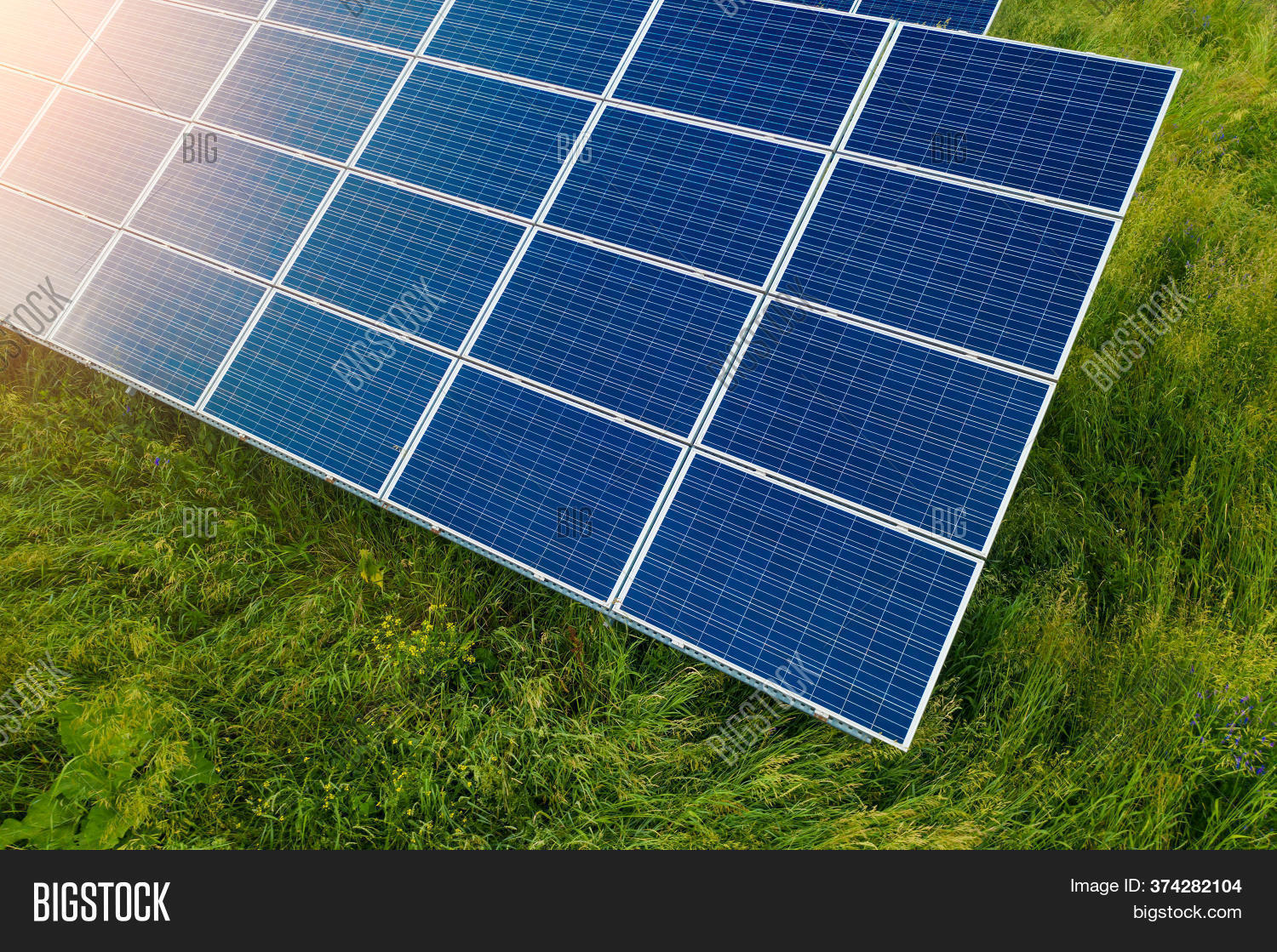 Top View Solar Plant Image & Photo (Free Trial) | Bigstock