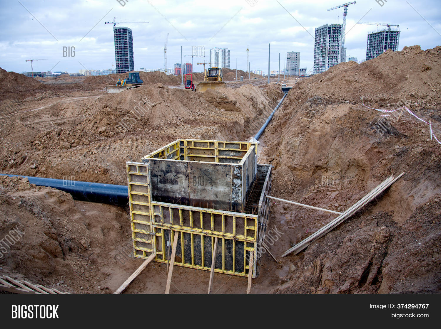 Concrete Pile Formwork Image & Photo (Free Trial) | Bigstock