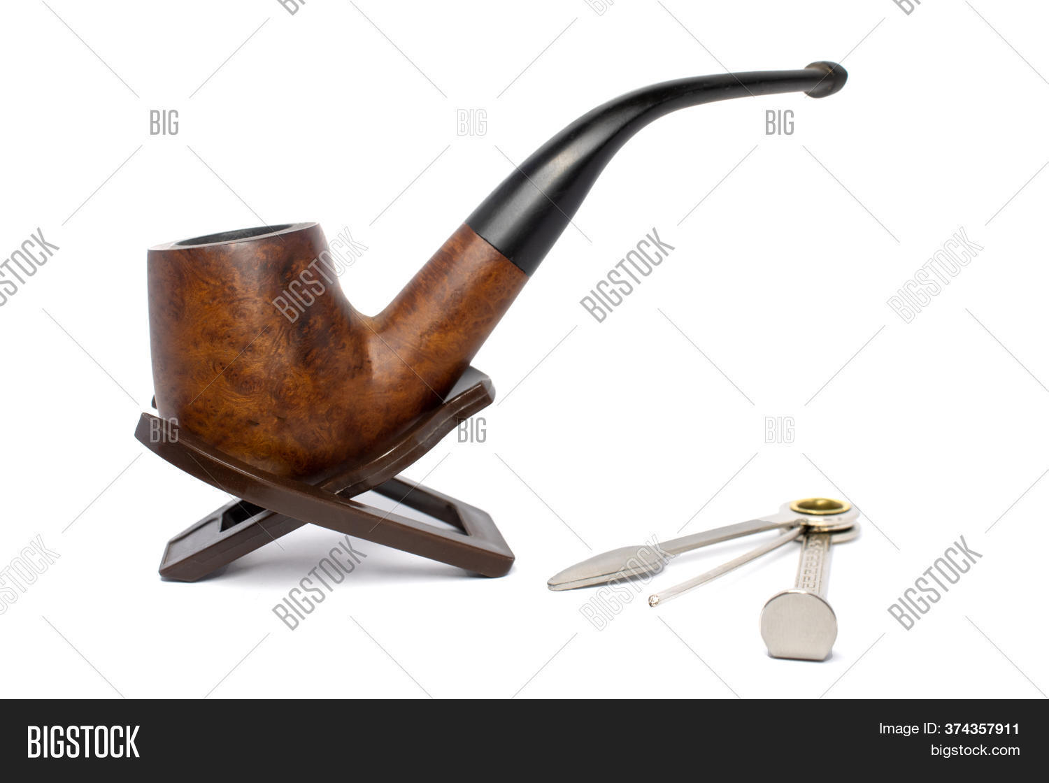 Smoking Briar Pipe Image & Photo (Free Trial) | Bigstock