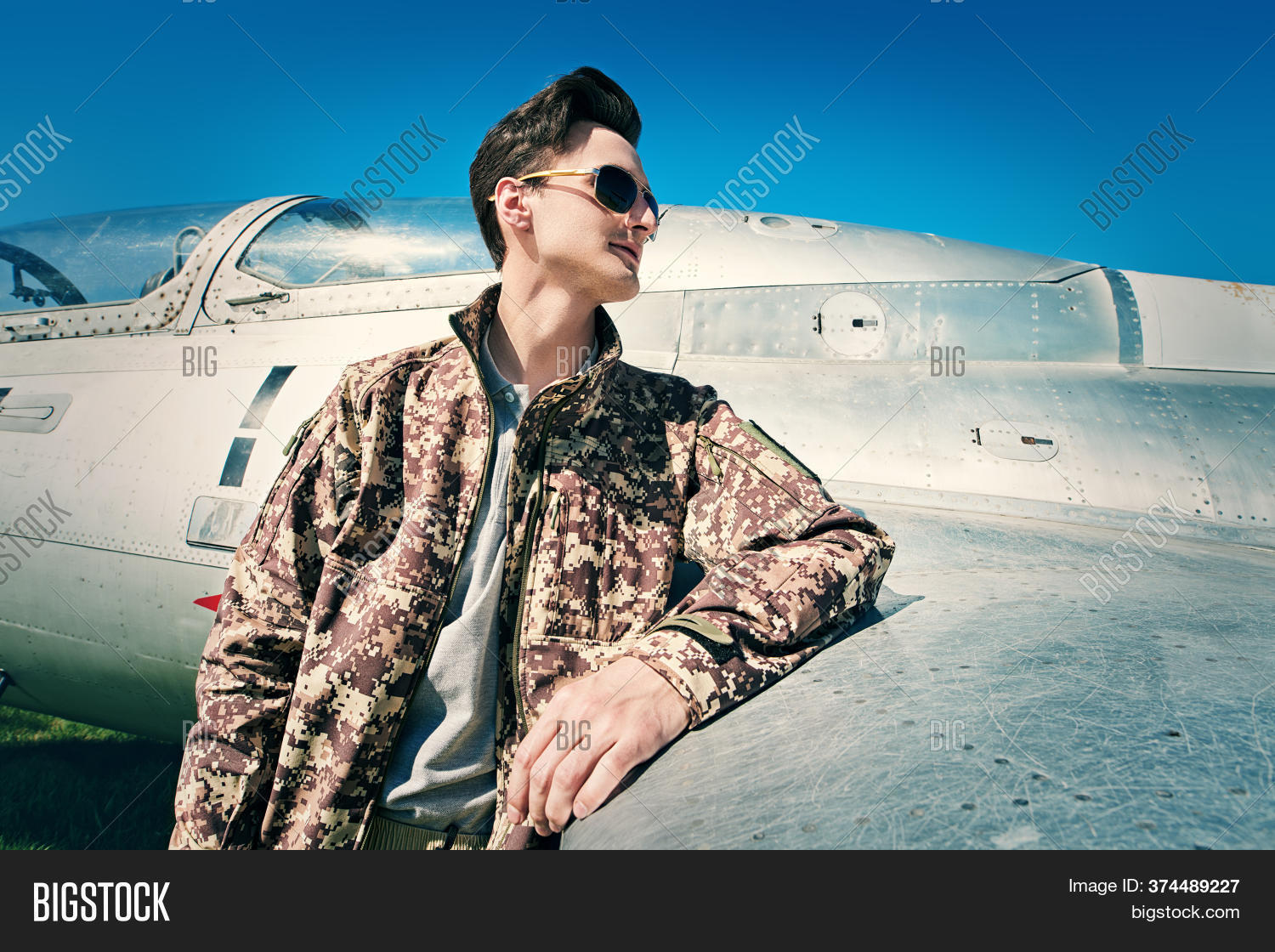 Handsome Man Pilot Image & Photo (Free Trial) | Bigstock