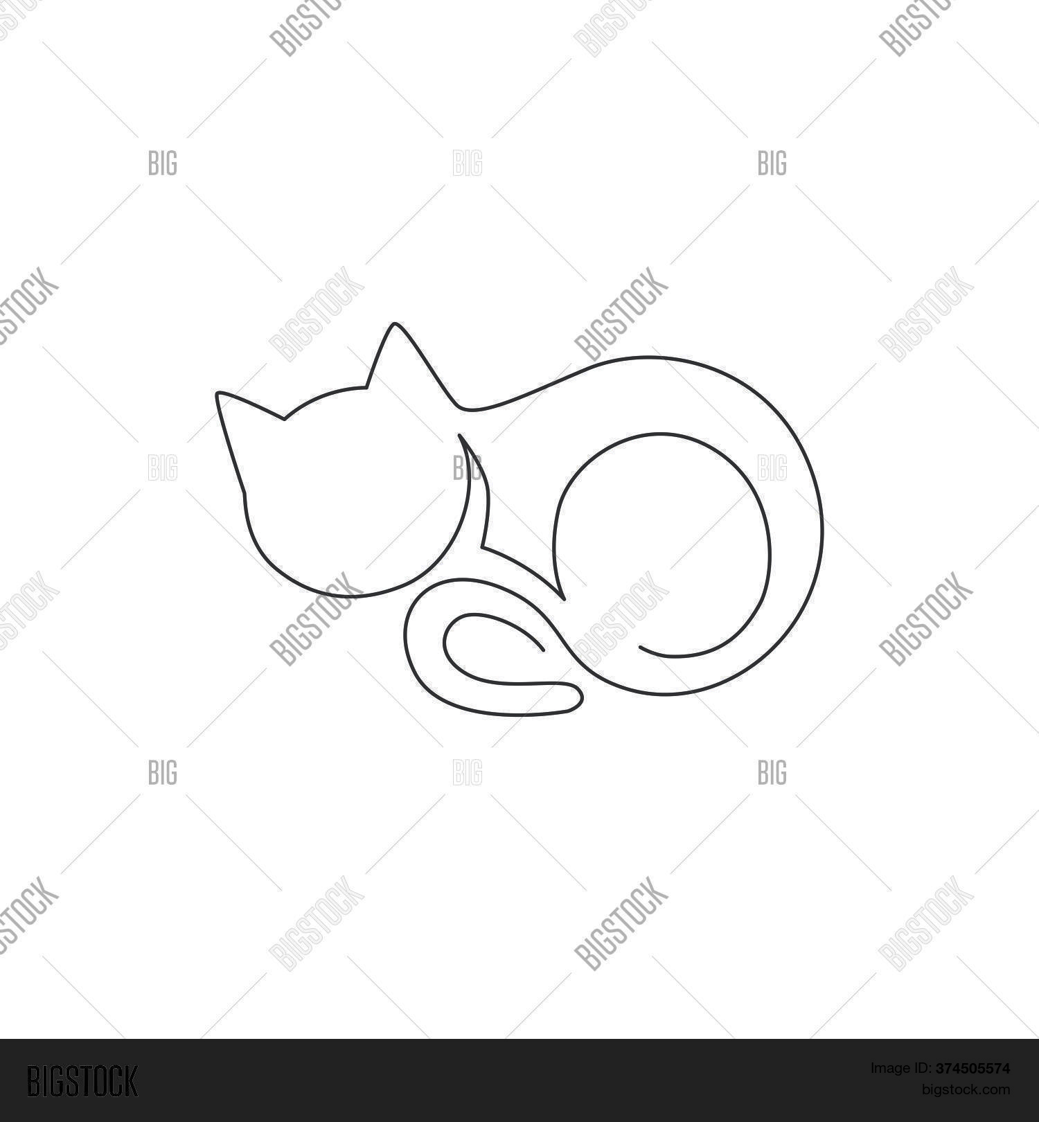 One Single Line Vector & Photo (Free Trial) | Bigstock