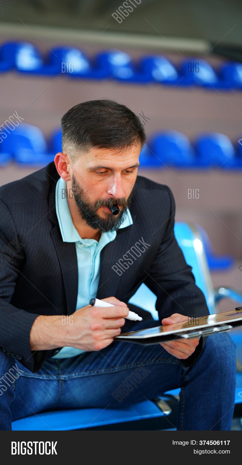 Young Man Coach Beard Image & Photo (Free Trial) | Bigstock