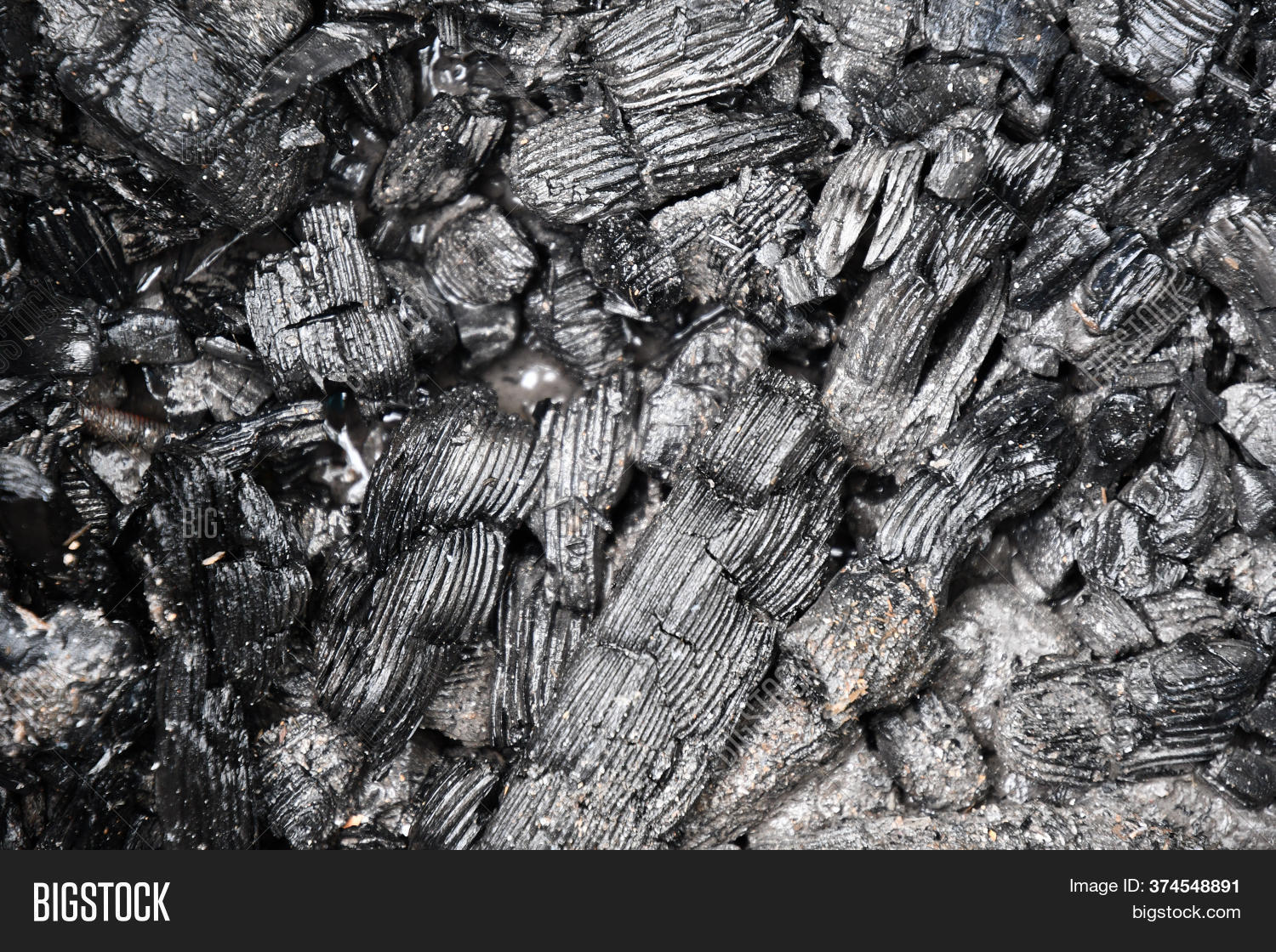 Black Coal Gray Cinder Image & Photo (Free Trial) | Bigstock