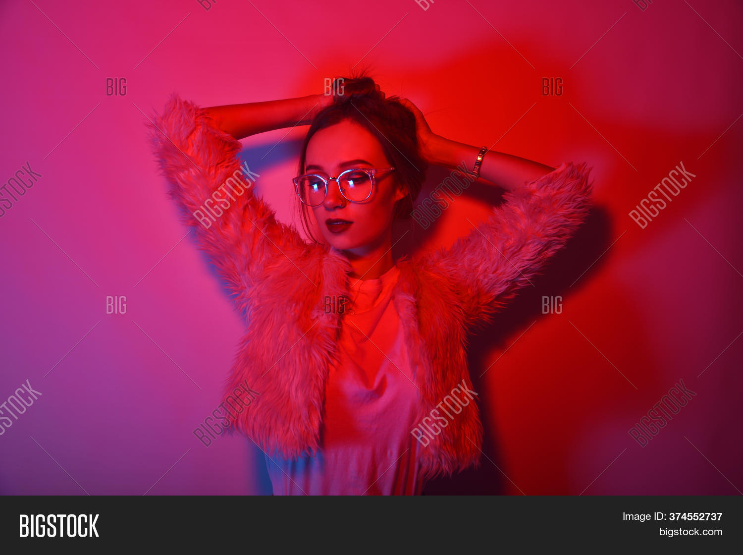 Girl Neon Dancing Image & Photo (Free Trial) | Bigstock