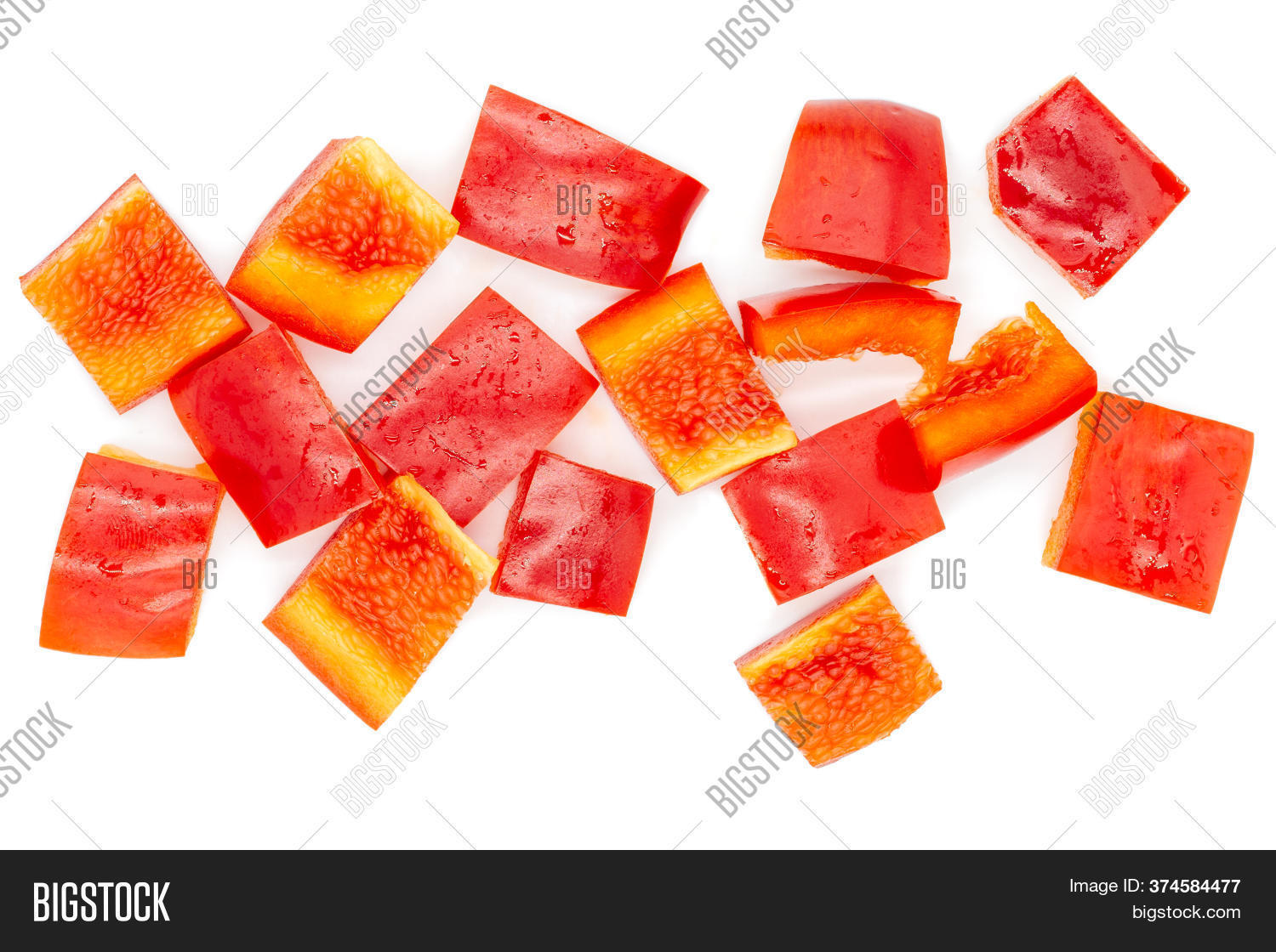 Red Bell Peper Sliced Image & Photo (Free Trial) | Bigstock