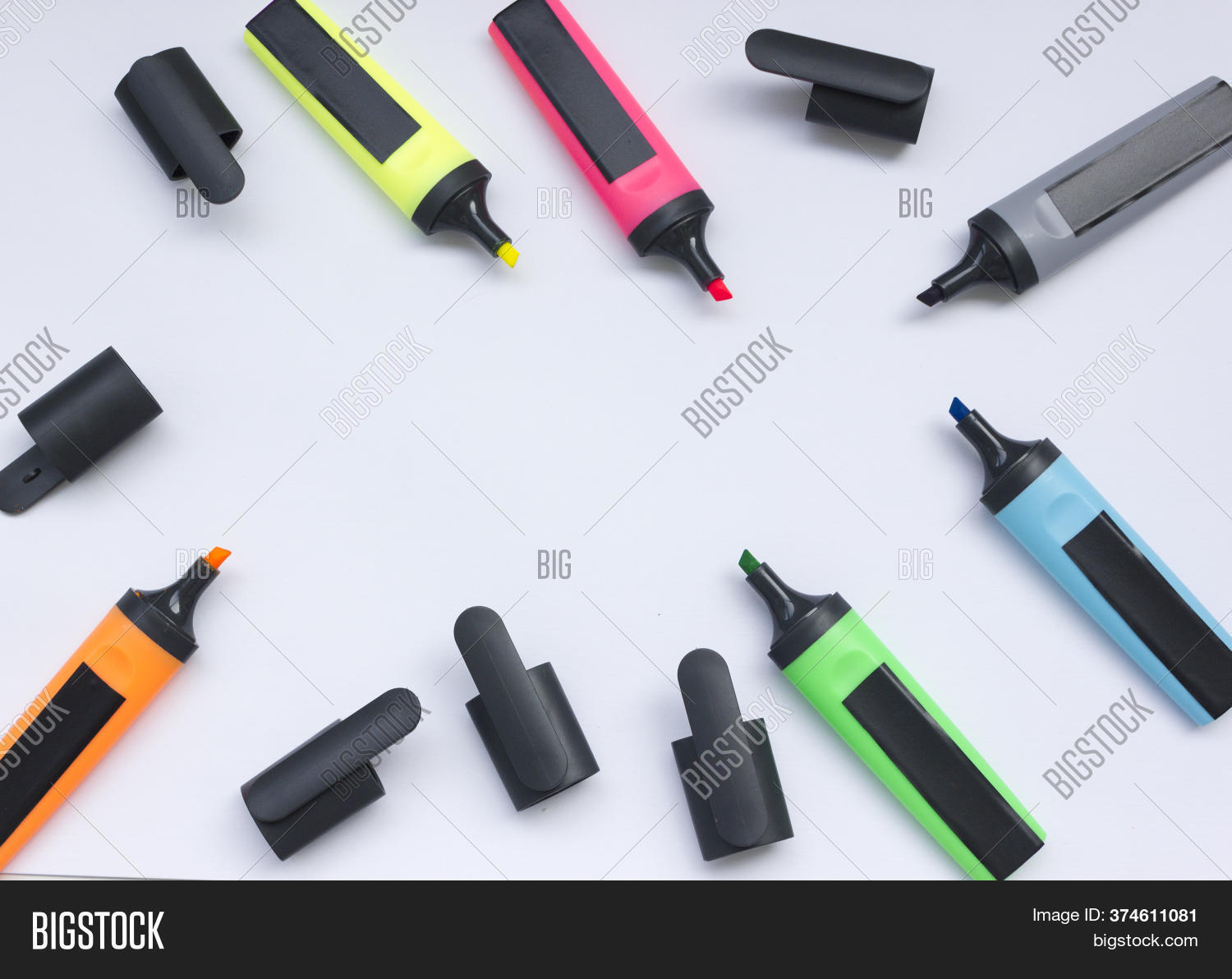 Colored Highlighters Image & Photo (Free Trial) | Bigstock