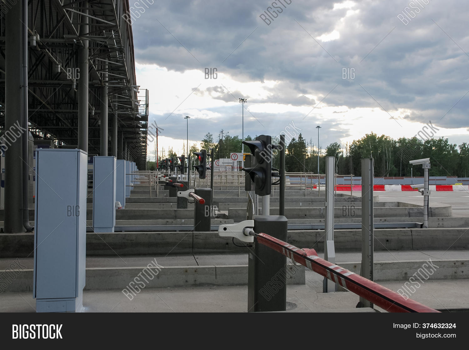 Many Auto Barriers Image & Photo (Free Trial) | Bigstock