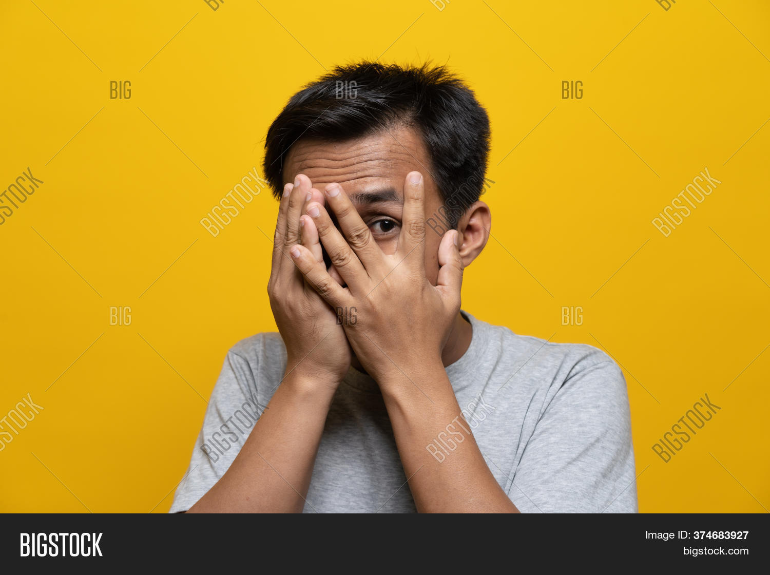 Headshot Scared Asian Image & Photo (Free Trial) | Bigstock
