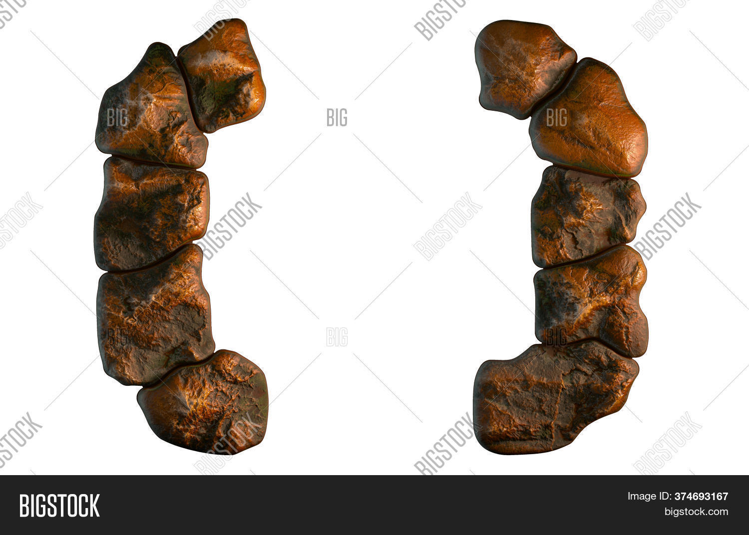 Set Rocky Symbols Left Image & Photo (Free Trial) | Bigstock