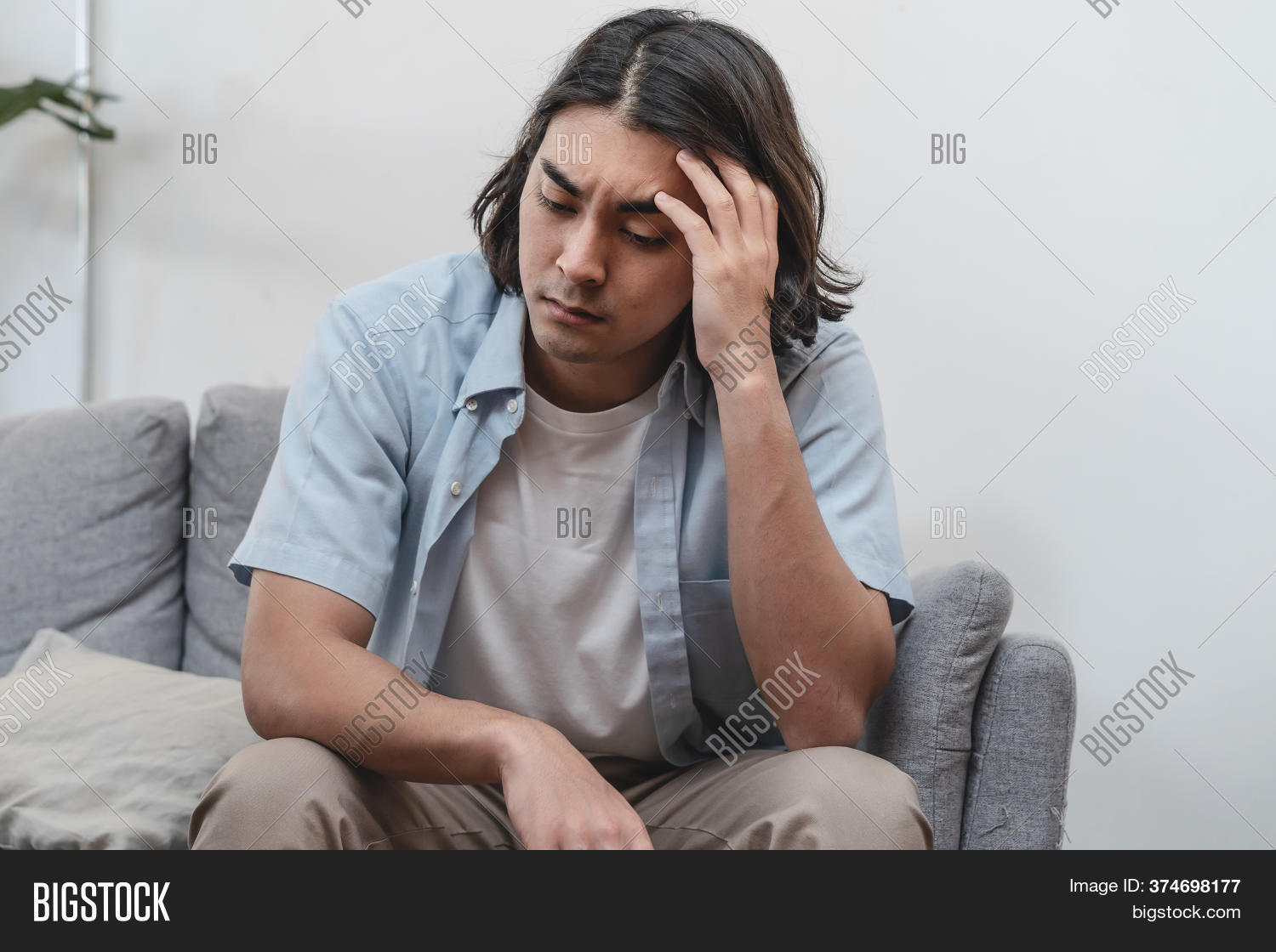 Depressed Asian Man Image & Photo (Free Trial) | Bigstock