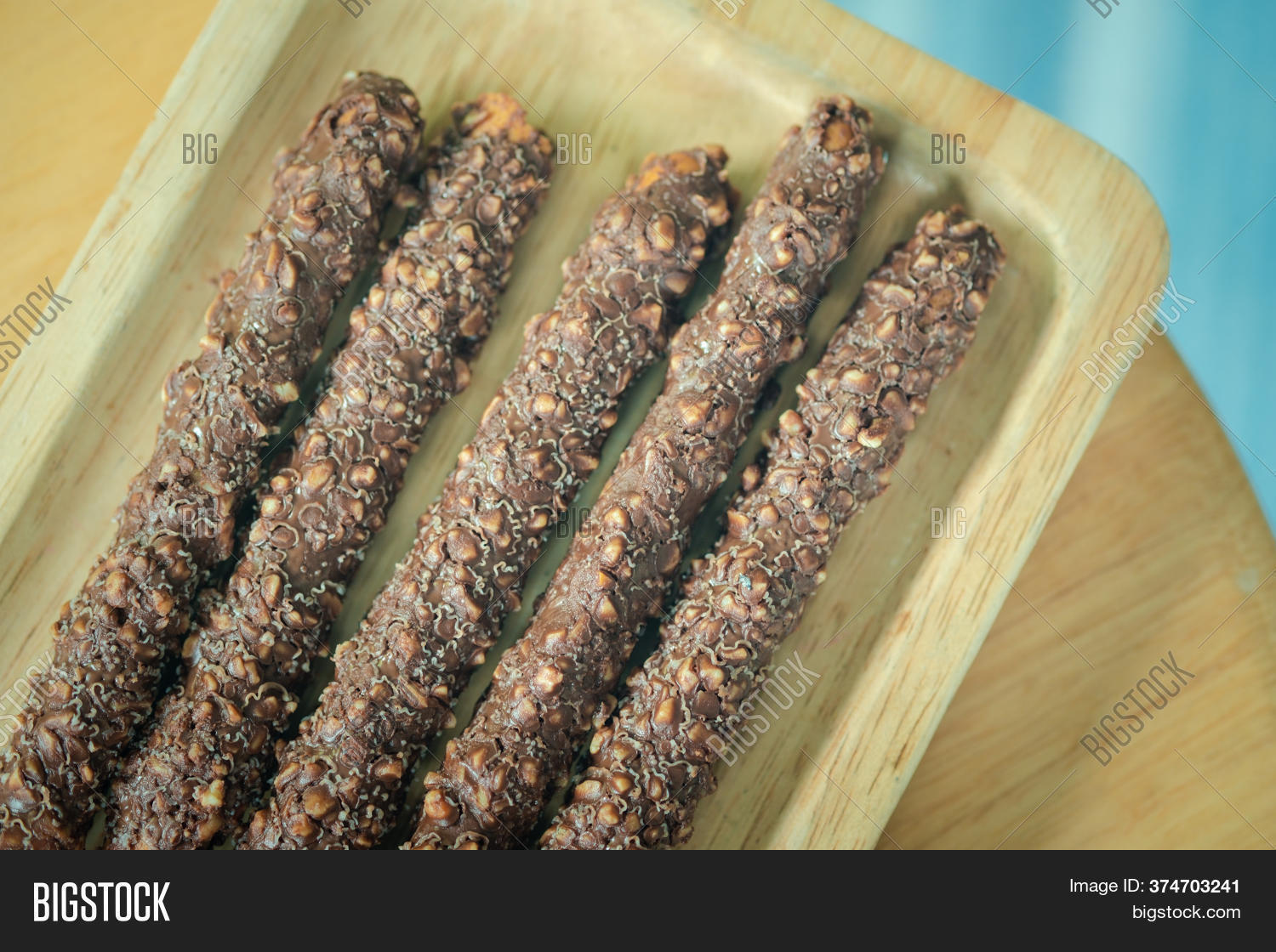 Chocolate Stick Almond Image & Photo (Free Trial) | Bigstock