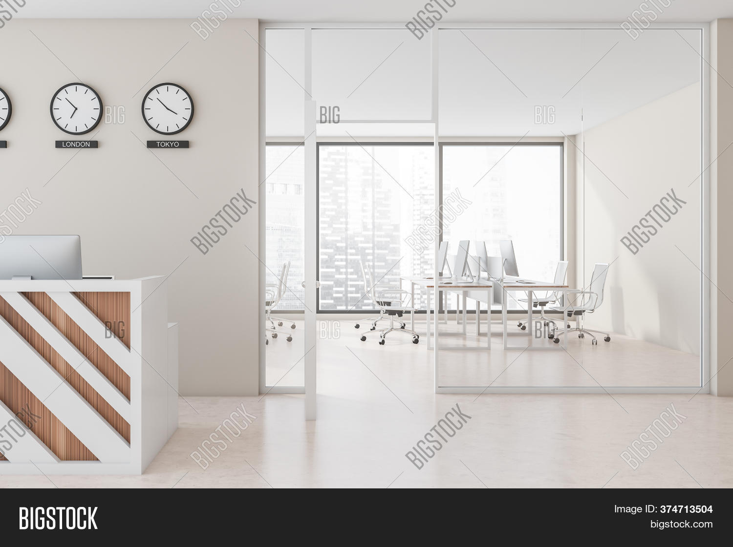 White Wooden Reception Image & Photo (Free Trial) | Bigstock