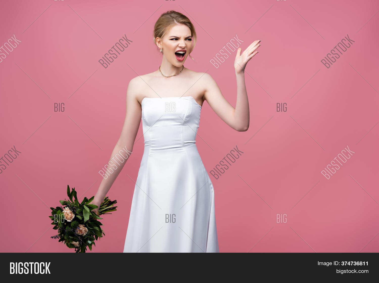 Angry Bride White Image & Photo (Free Trial) | Bigstock