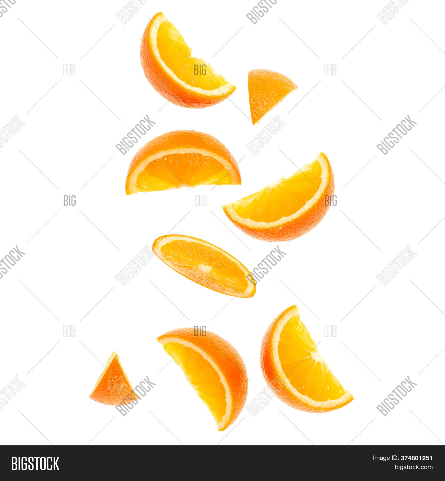 Falling Fresh Orange Image & Photo (Free Trial) | Bigstock
