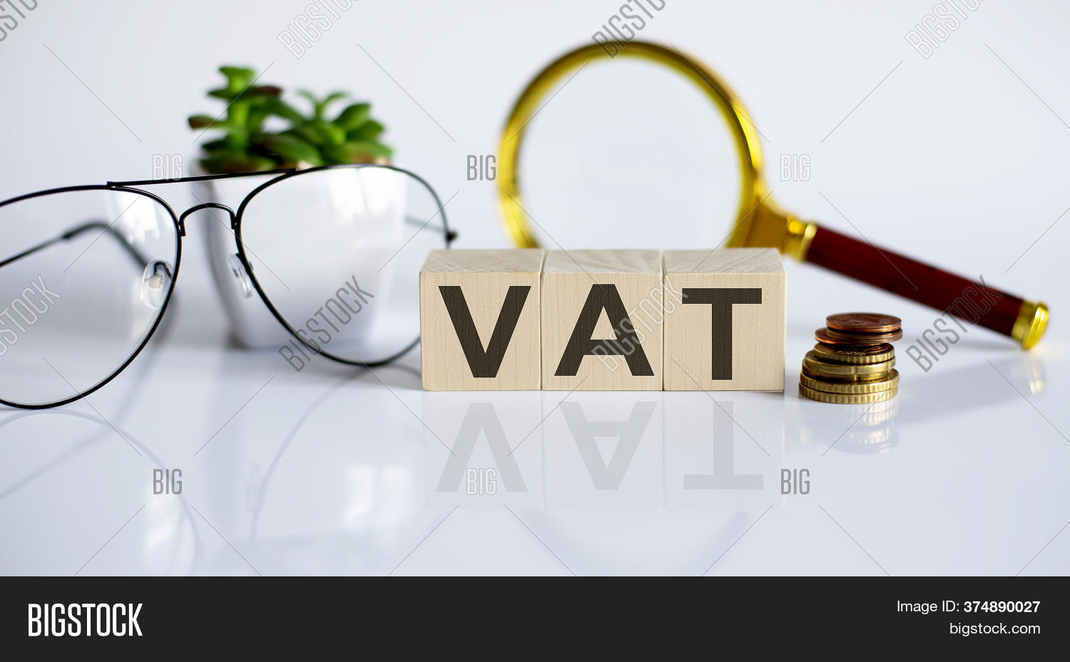Vat Concept On Wooden Image & Photo (Free Trial) | Bigstock