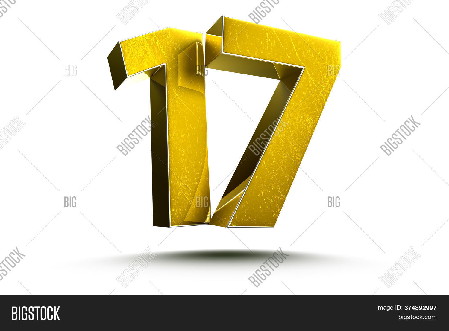 3d Illustration Golden Image & Photo (Free Trial) | Bigstock