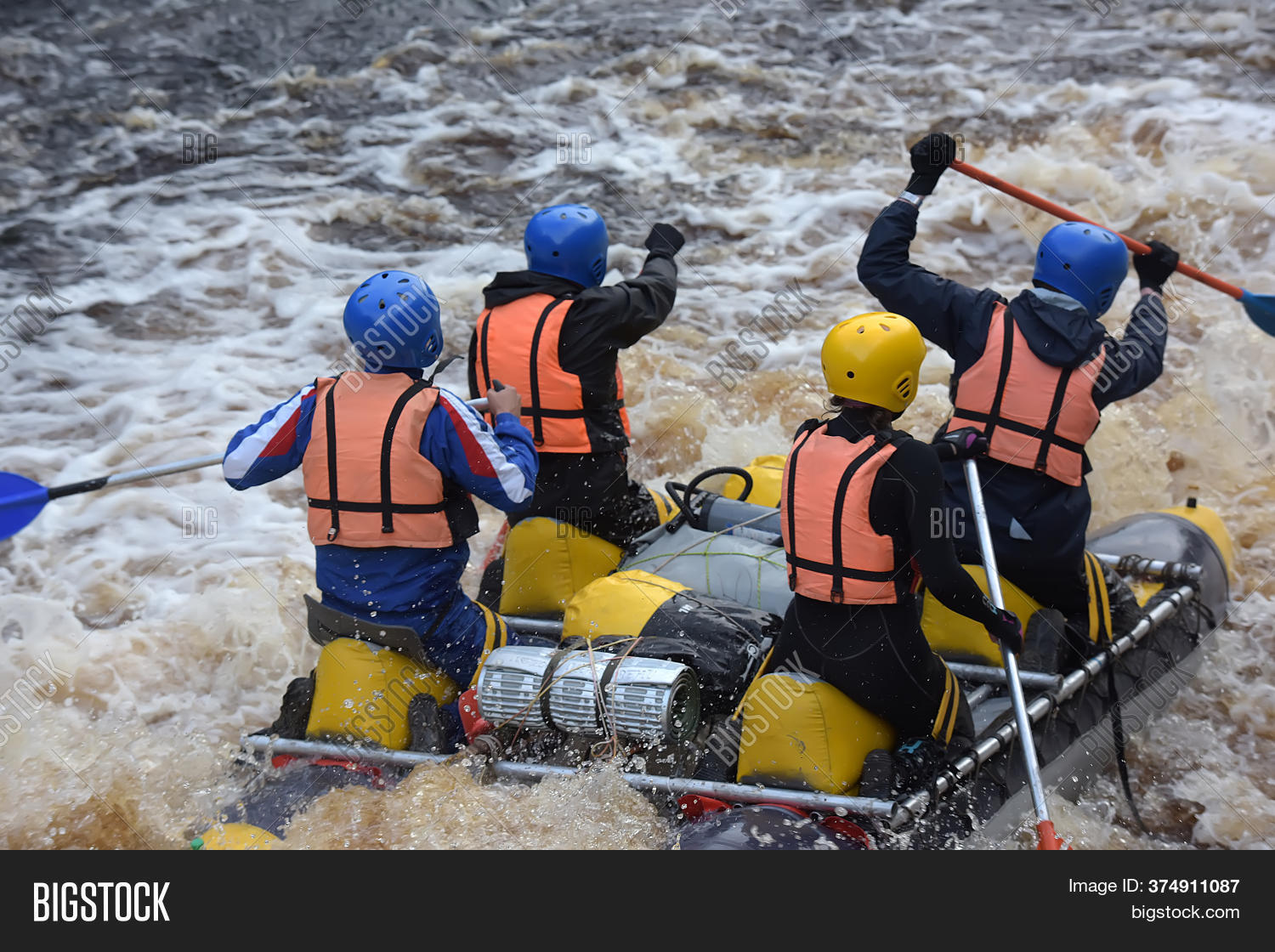 Rafting On Rafts Image & Photo (Free Trial) | Bigstock