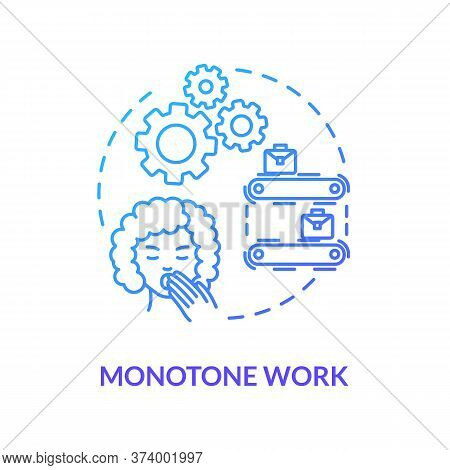 Monotone Work Blue Vector & Photo (Free Trial) | Bigstock