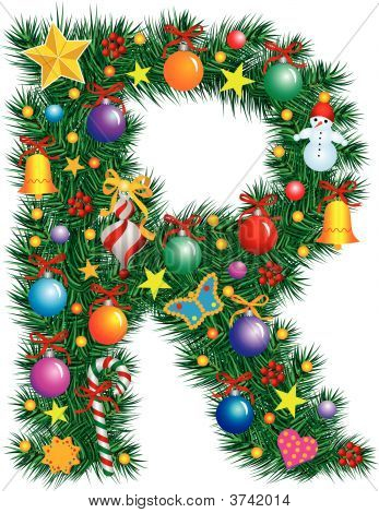 Alphabet Letter R - Vector & Photo (Free Trial) | Bigstock