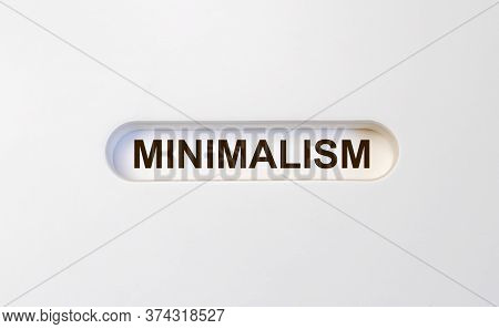 Minimalism Word Text Image & Photo (Free Trial) | Bigstock