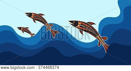 Jumping Fish Images, Illustrations & Vectors (Free) - Bigstock