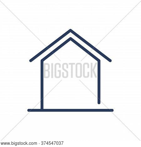 Home Shape Thin Line Vector & Photo (Free Trial) | Bigstock