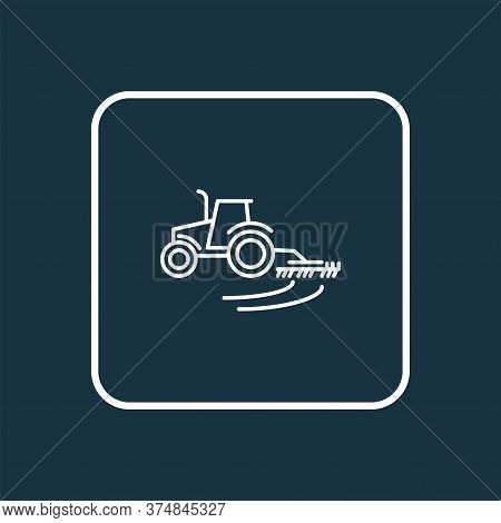 Cultivator Icon Line Image & Photo (Free Trial) | Bigstock