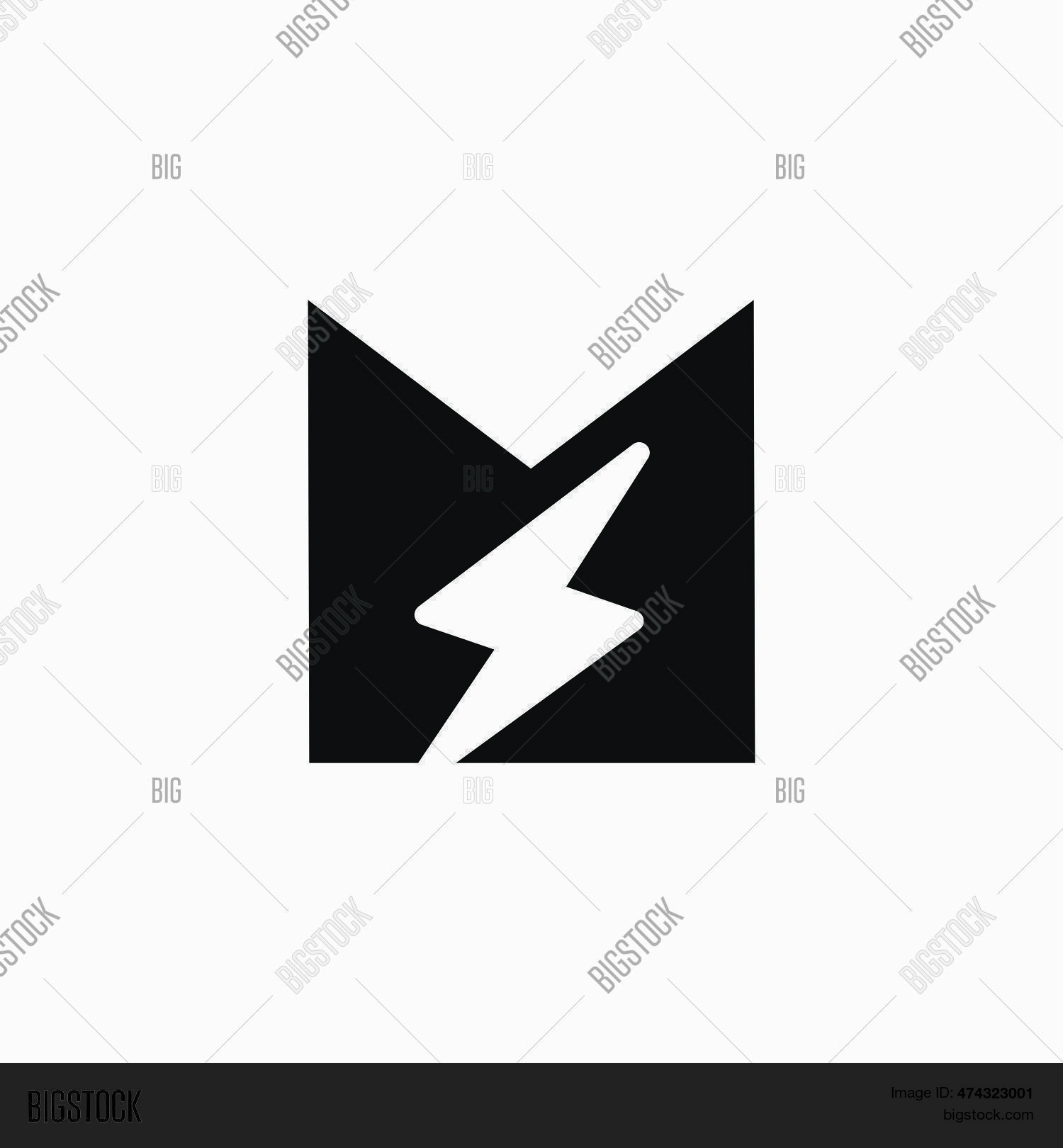 M Letter Logo Vector & Photo (Free Trial) | Bigstock